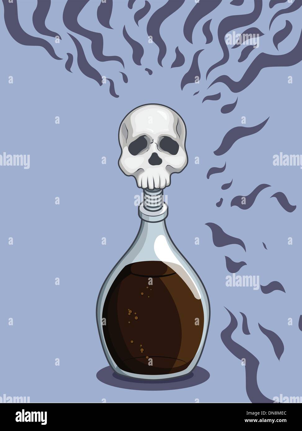 Potion elixir glass bottle Stock Vector Images - Alamy