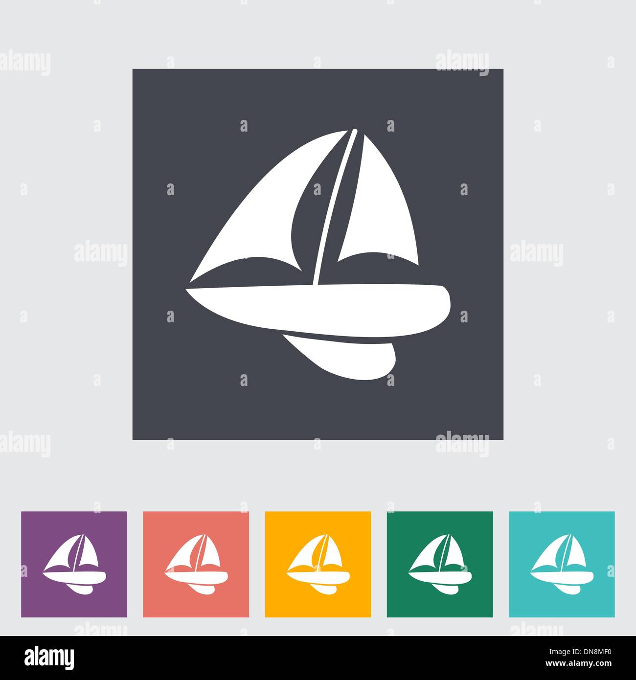 Yacht race vectors hi-res stock photography and images - Alamy