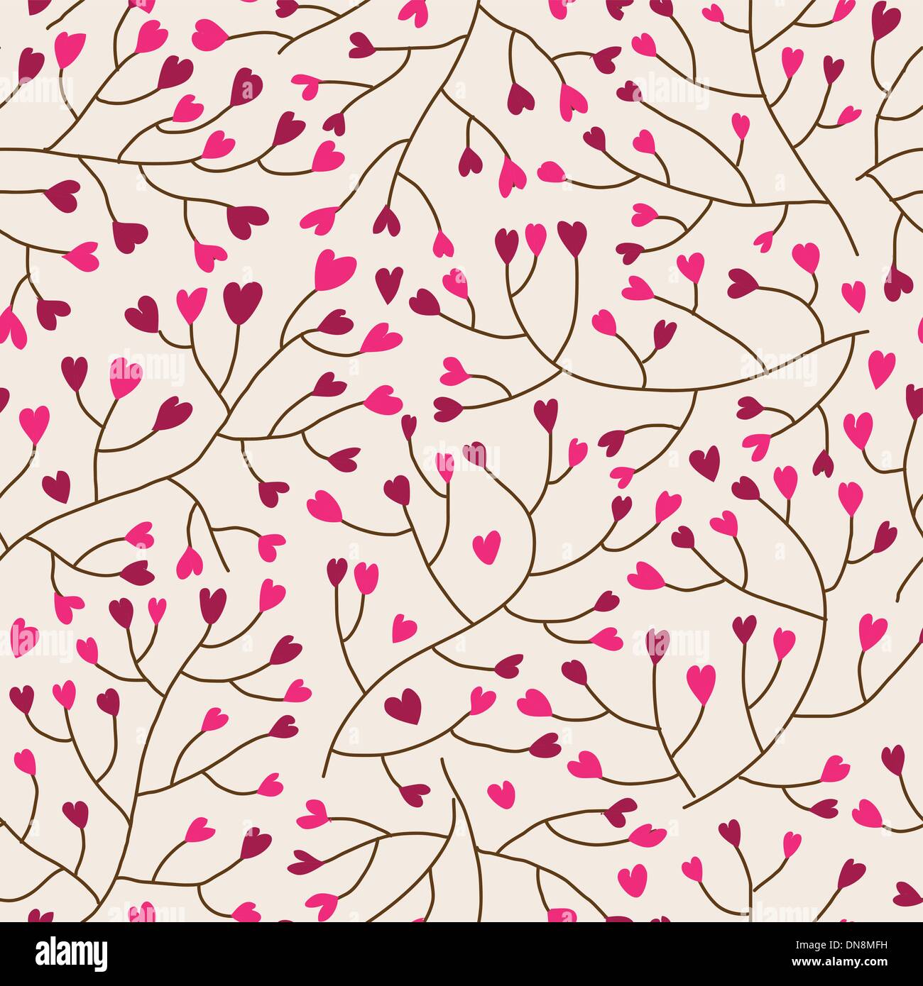 Vector floral pattern in Stock Vector Images - Alamy