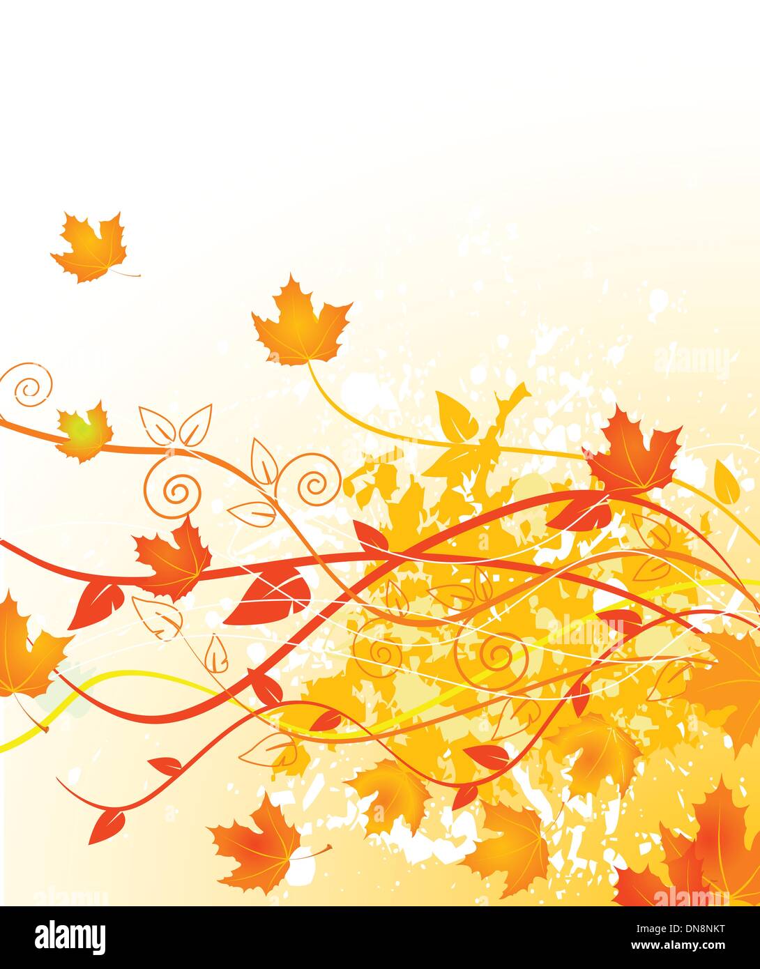 Autumn in gold Stock Vector Image & Art - Alamy