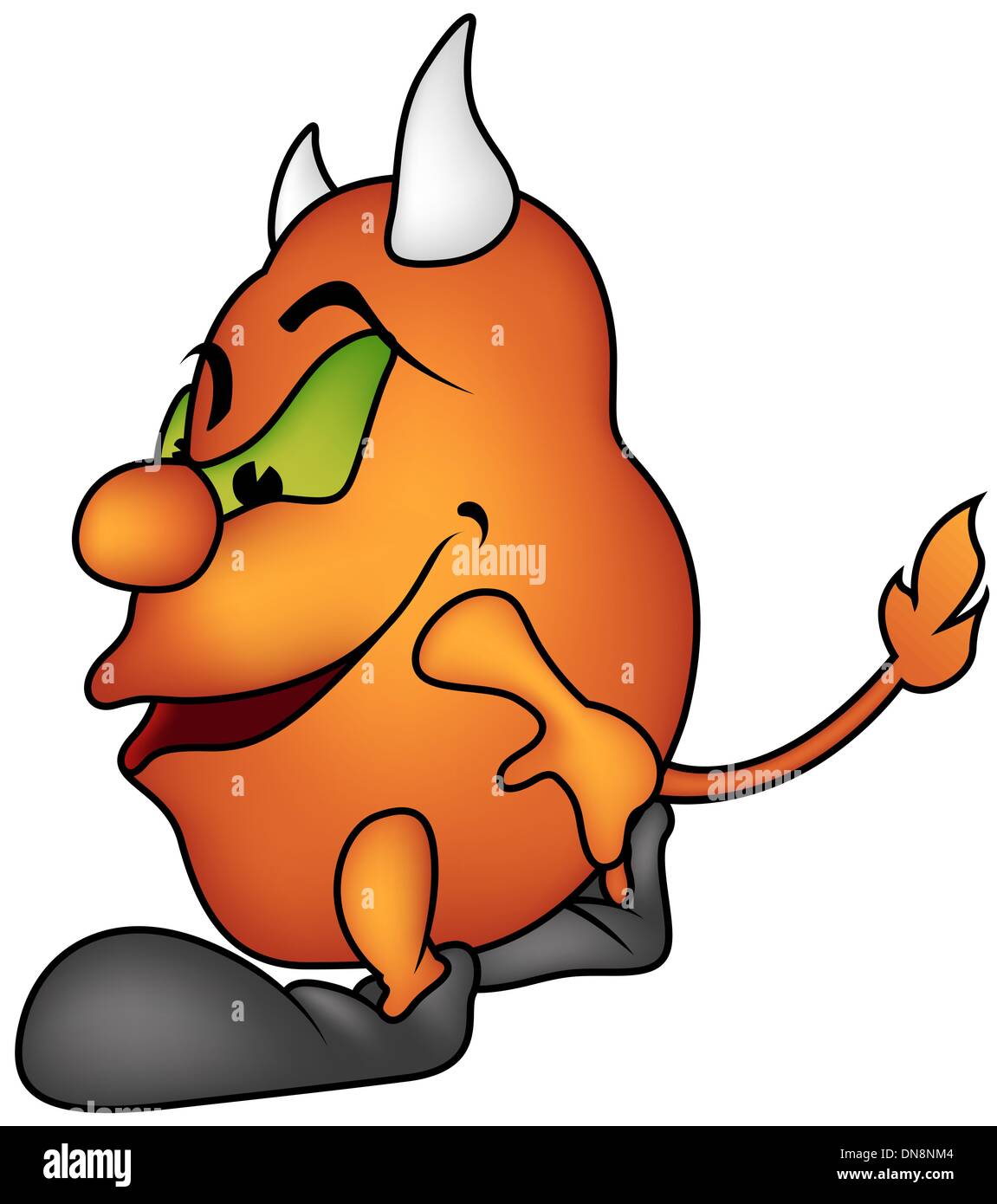 Drawing devil Stock Vector Images - Alamy