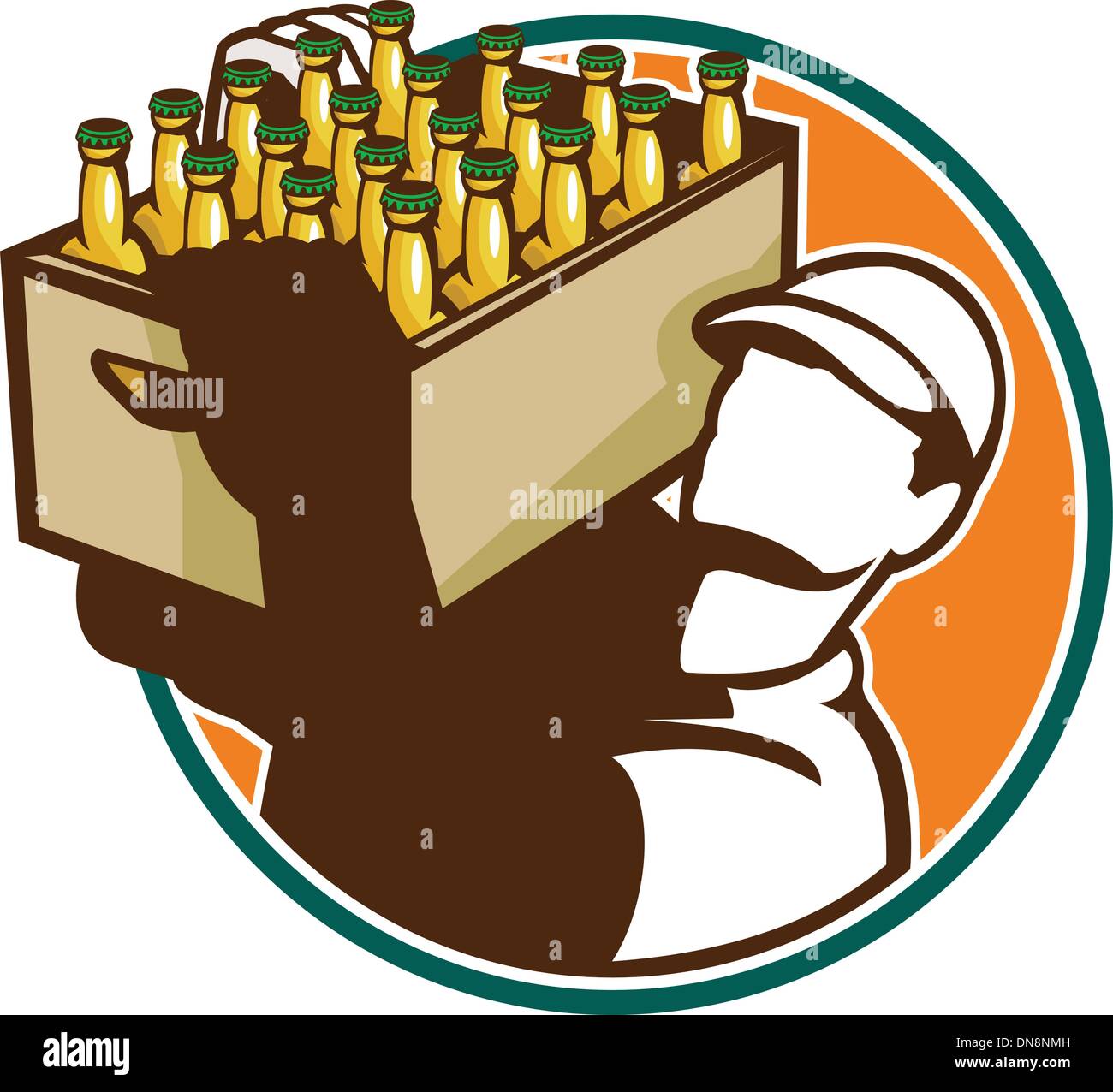 Man crate Stock Vector Images - Alamy