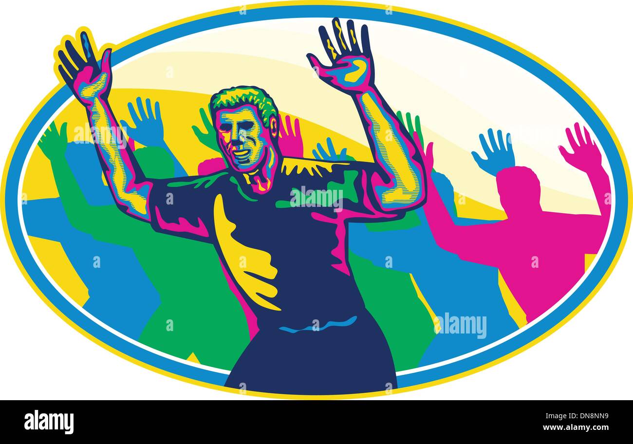 Oval running track Stock Vector Images - Alamy