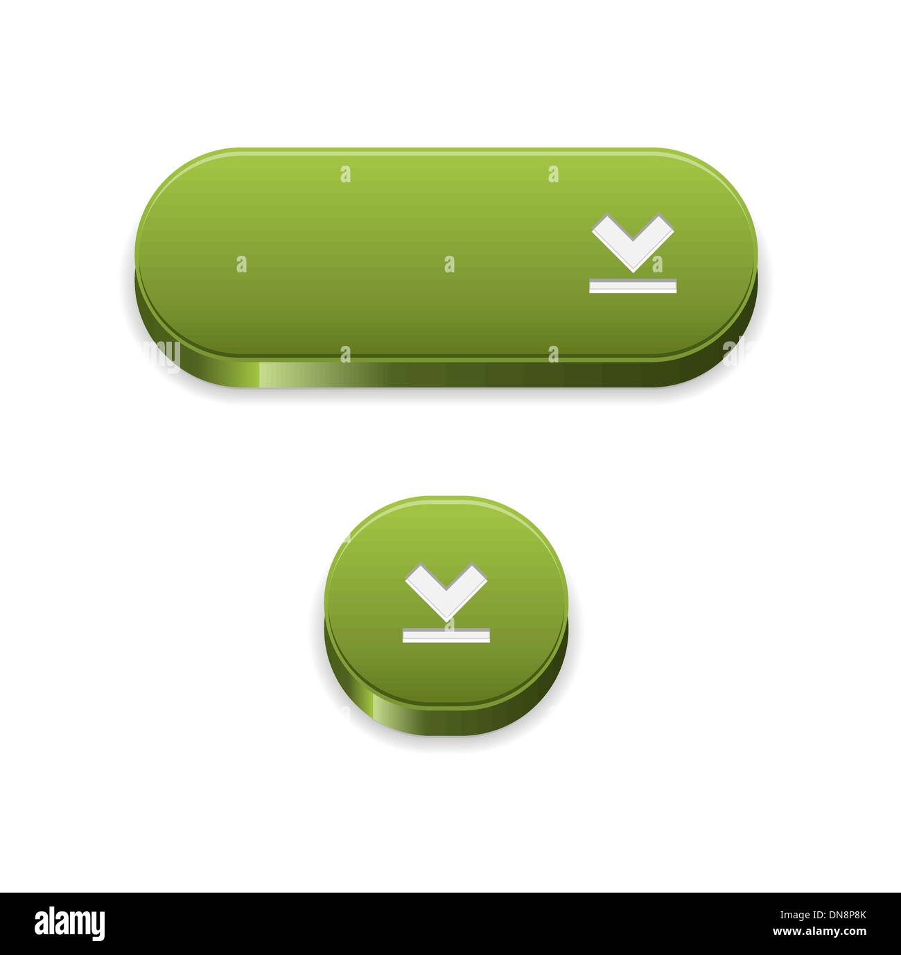Two buttons Stock Vector Images - Alamy