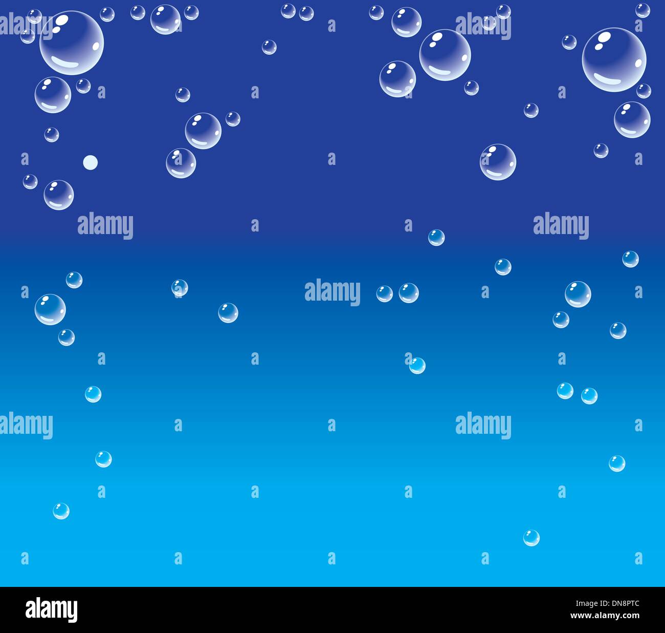 Bubbles moving in water Stock Vector Images - Alamy