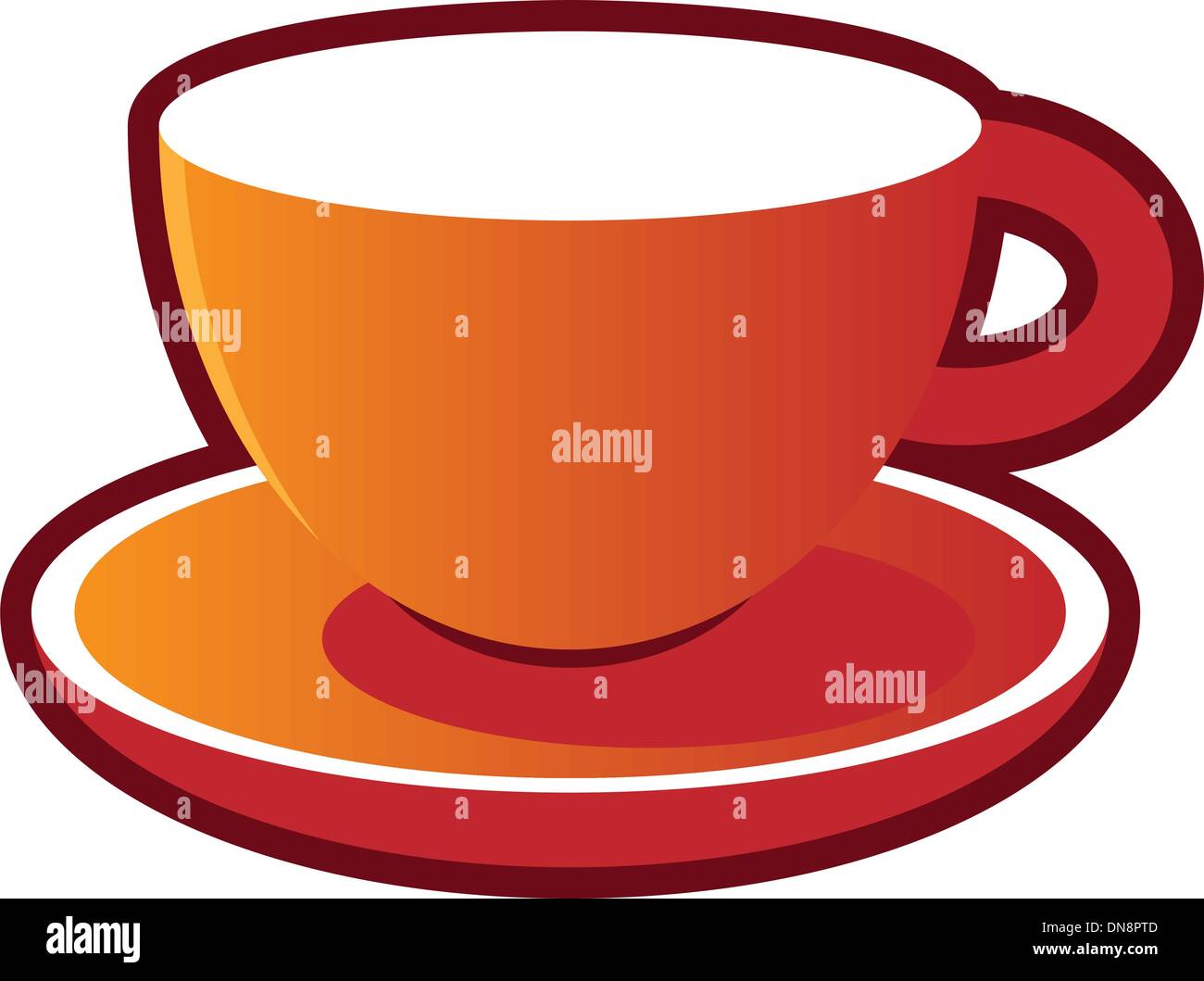 Colorful cups Stock Vector Images - Alamy