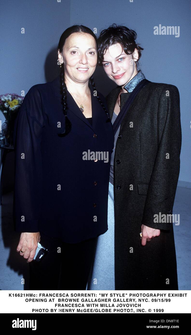 Sept. 15, 1999 - K16621HMc: FRANCESCA SORRENTI: '' MY STYLE ...