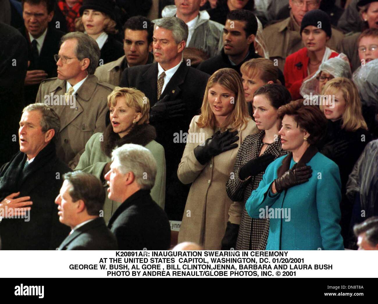 George bush inauguration 2001 hi-res stock photography and images - Alamy