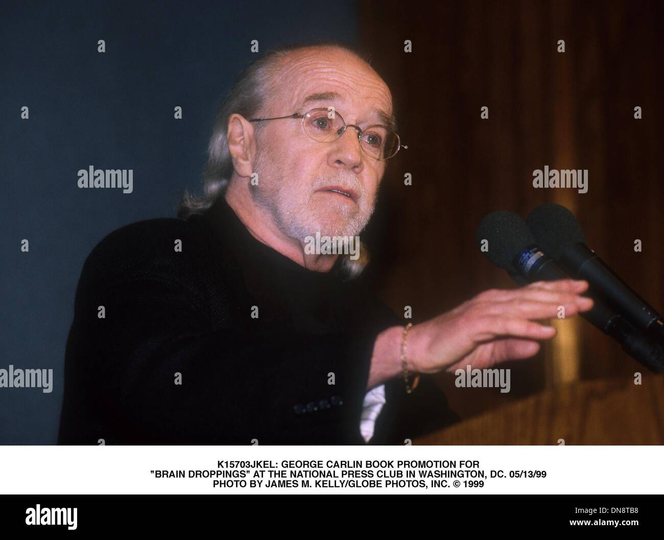 Feb. 16, 2001 - K15703JKEL: GEORGE CARLIN BOOK PROMOTION FOR.''BRAIN ...