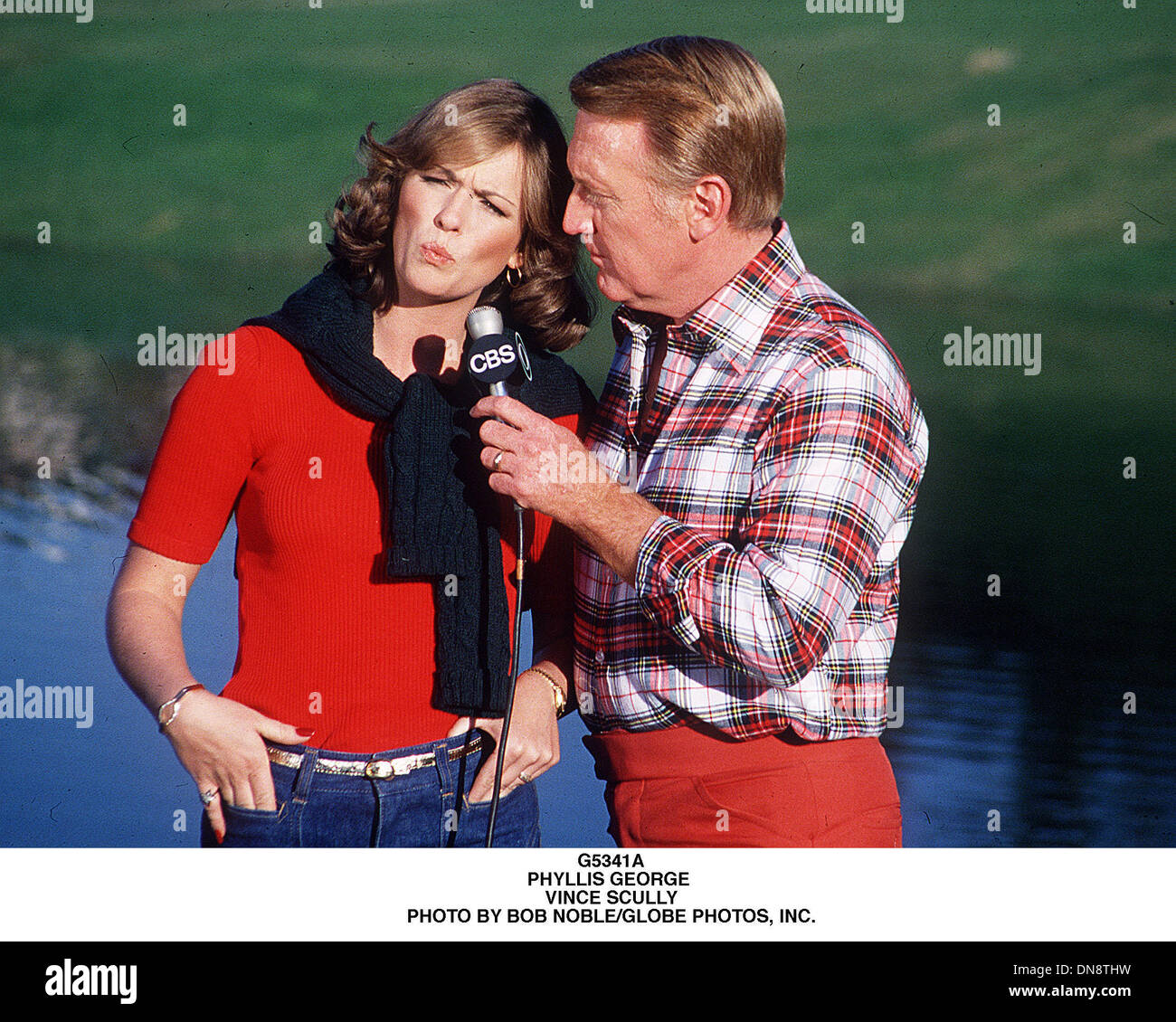 Mar. 26, 2001 - G5341A.PHYLLIS GEORGE .VINCE SCULLY. BOB NOBLE/(Credit ...