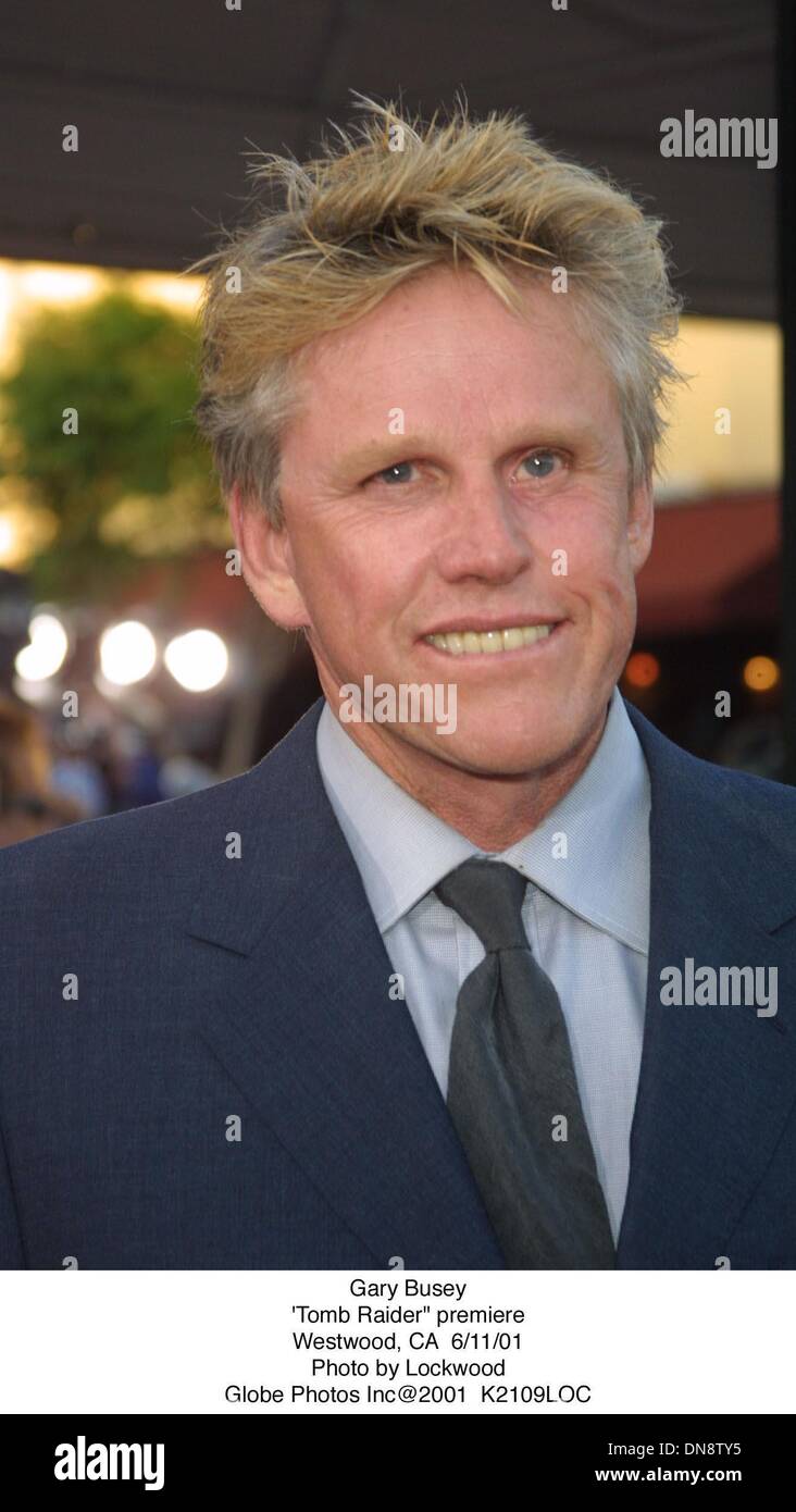 June 15, 2001 - Gary Busey.'Tomb Raider'' premiere.Westwood, CA 6/11/01 ...