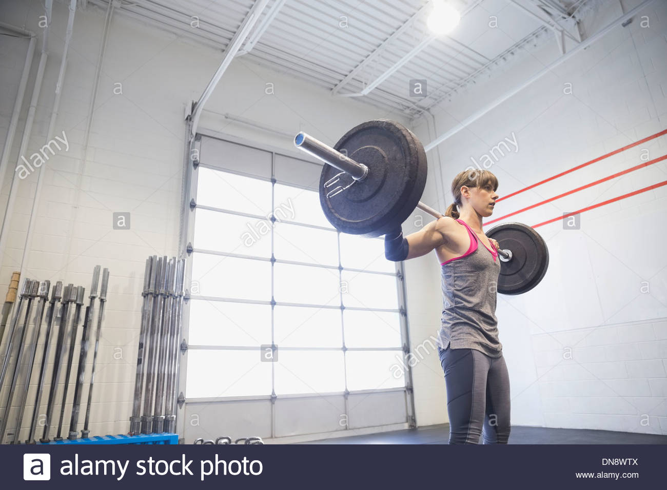 Barbell Squat Stock Photos & Barbell Squat Stock Images - Alamy