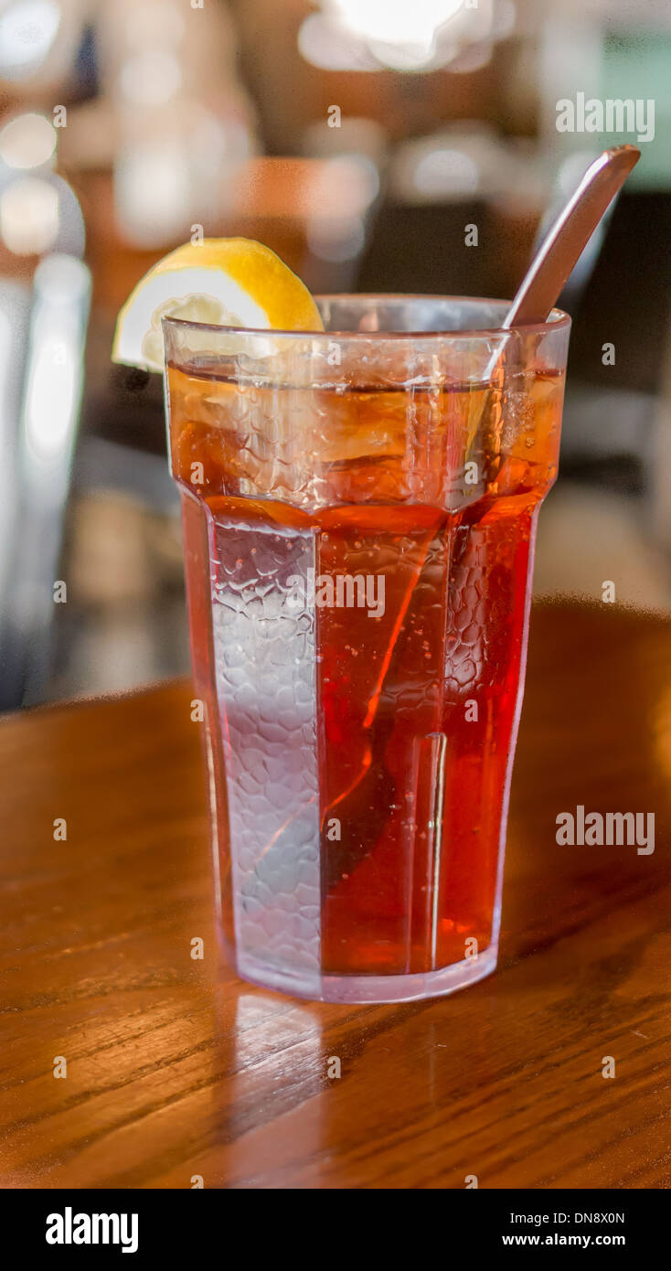 Glass iced tea hi-res stock photography and images - Alamy