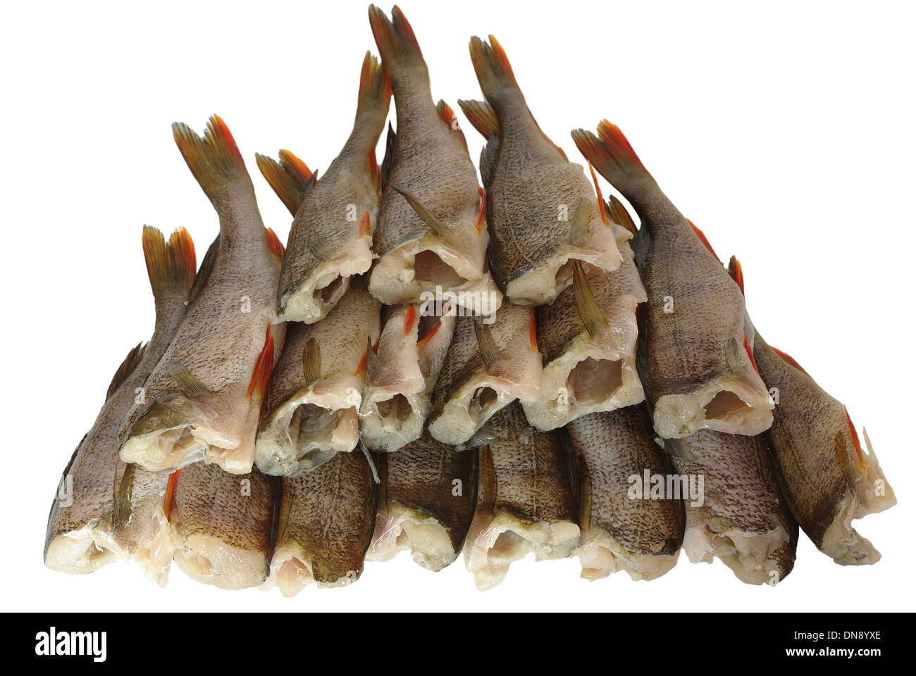 Fresh raw fish cutting Cut Out Stock Images & Pictures - Alamy