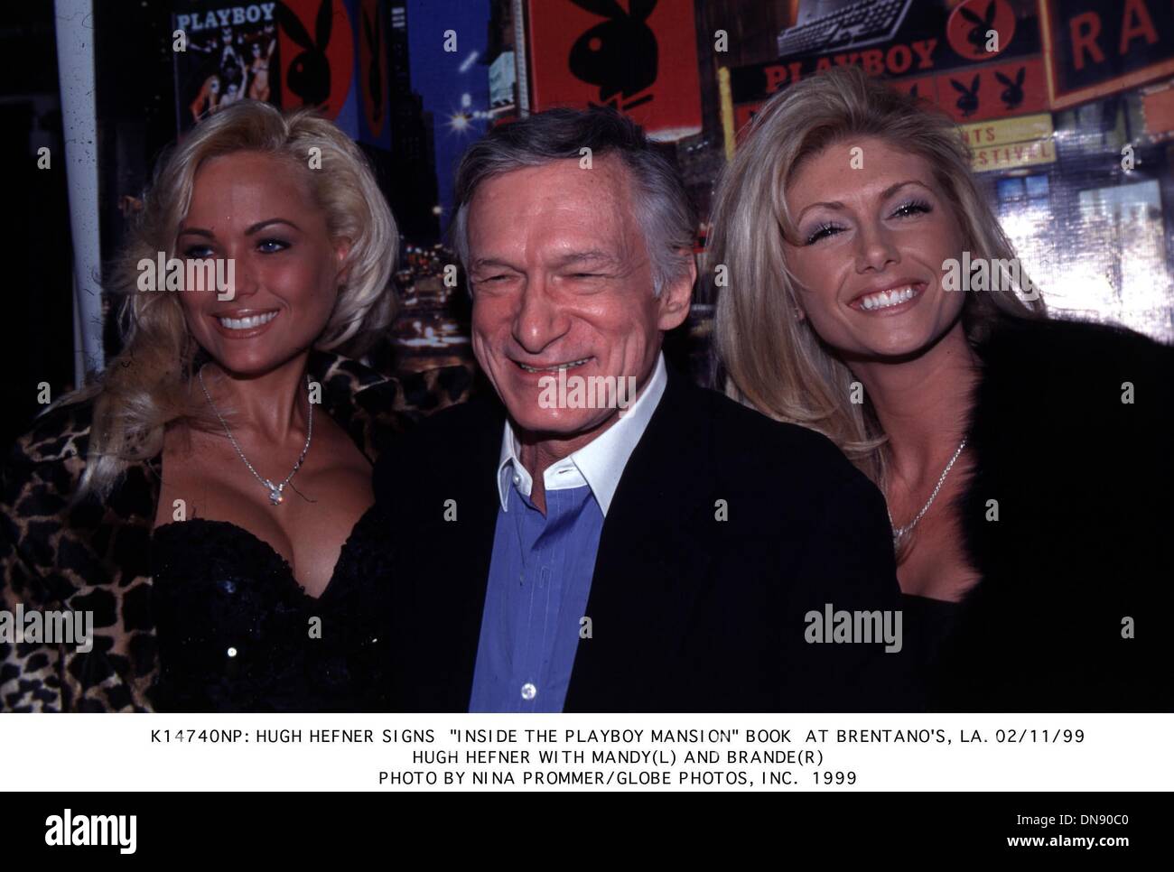 Feb. 11, 1999 - K14740NP 02/11/99.HUGH HEFNER SIGNS ''INSIDE THE ...