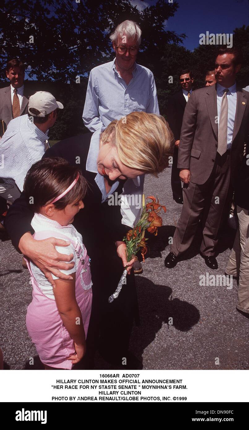 July 7, 1999 - K16066AR AD0707.HILLARY CLINTON MAKES OFFICIAL ...