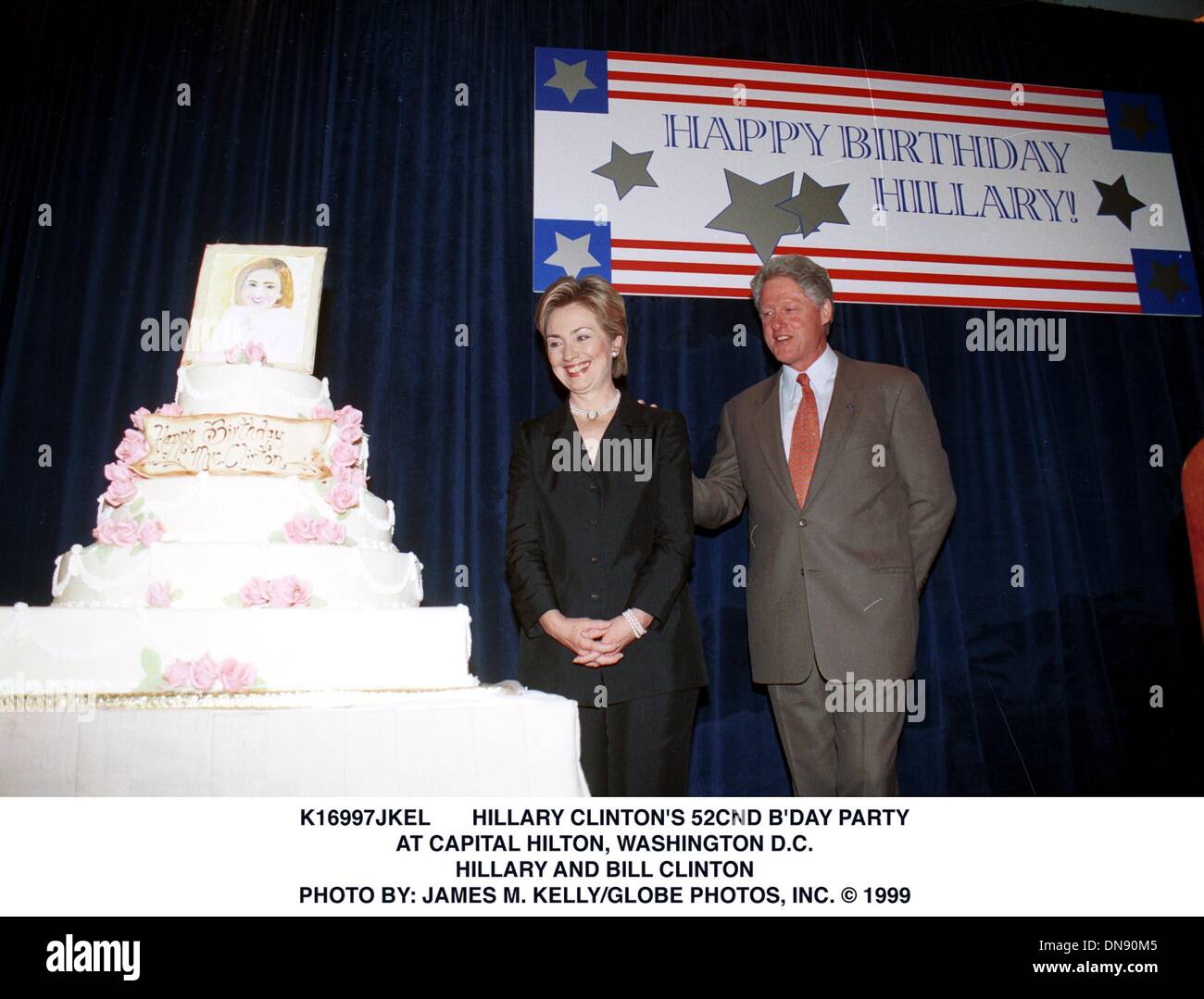 Oct. 23, 1999 - K16997JKEL HILLARY CLINTON'S 52CND B'DAY PARTY.AT ...