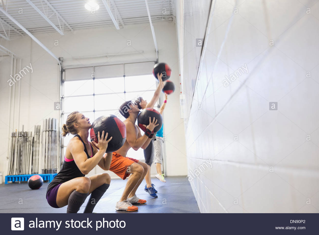 Full length ball throwing throws hi-res stock photography and images ...