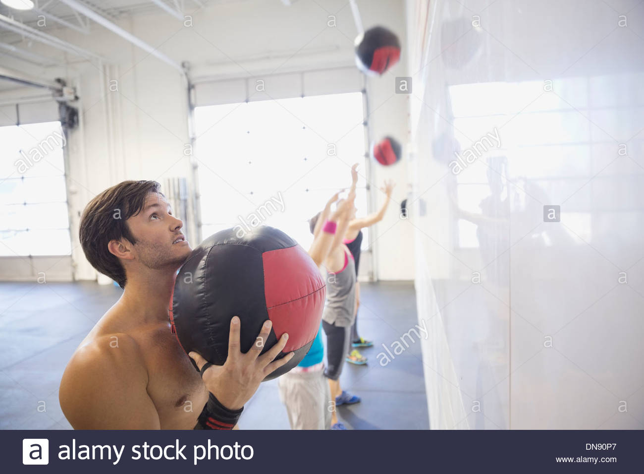 Medicine ball throw hi-res stock photography and images - Alamy