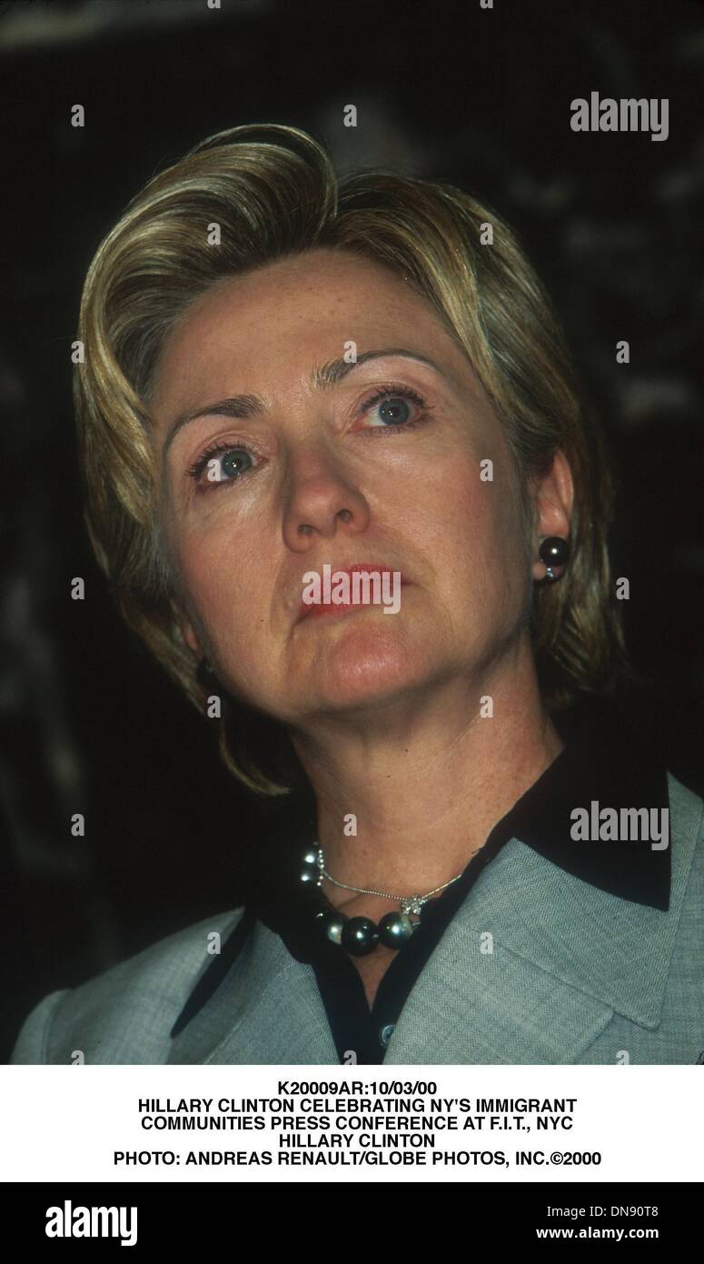 Oct. 3, 2000 - K20009AR:10/03/00.HILLARY CLINTON CELEBRATING NY'S ...