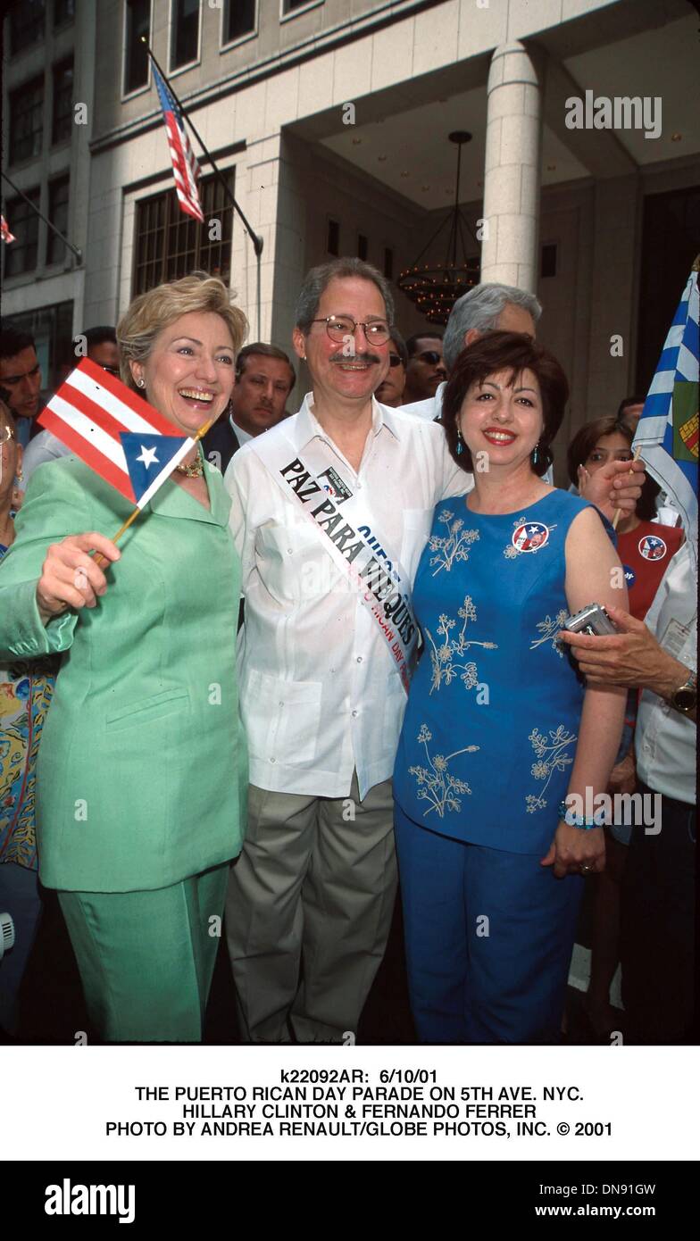 June 10, 2001 - k22092AR: 6/10/01.THE PUERTO RICAN DAY PARADE ON 5TH ...