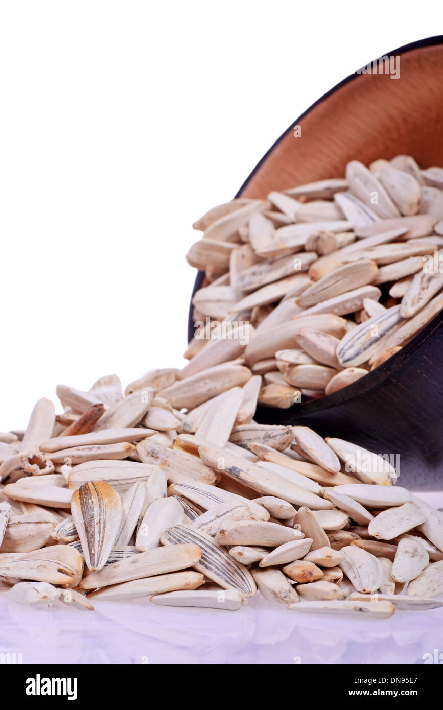 Fresh Sunflower seeds peeled Stock Photo - Alamy