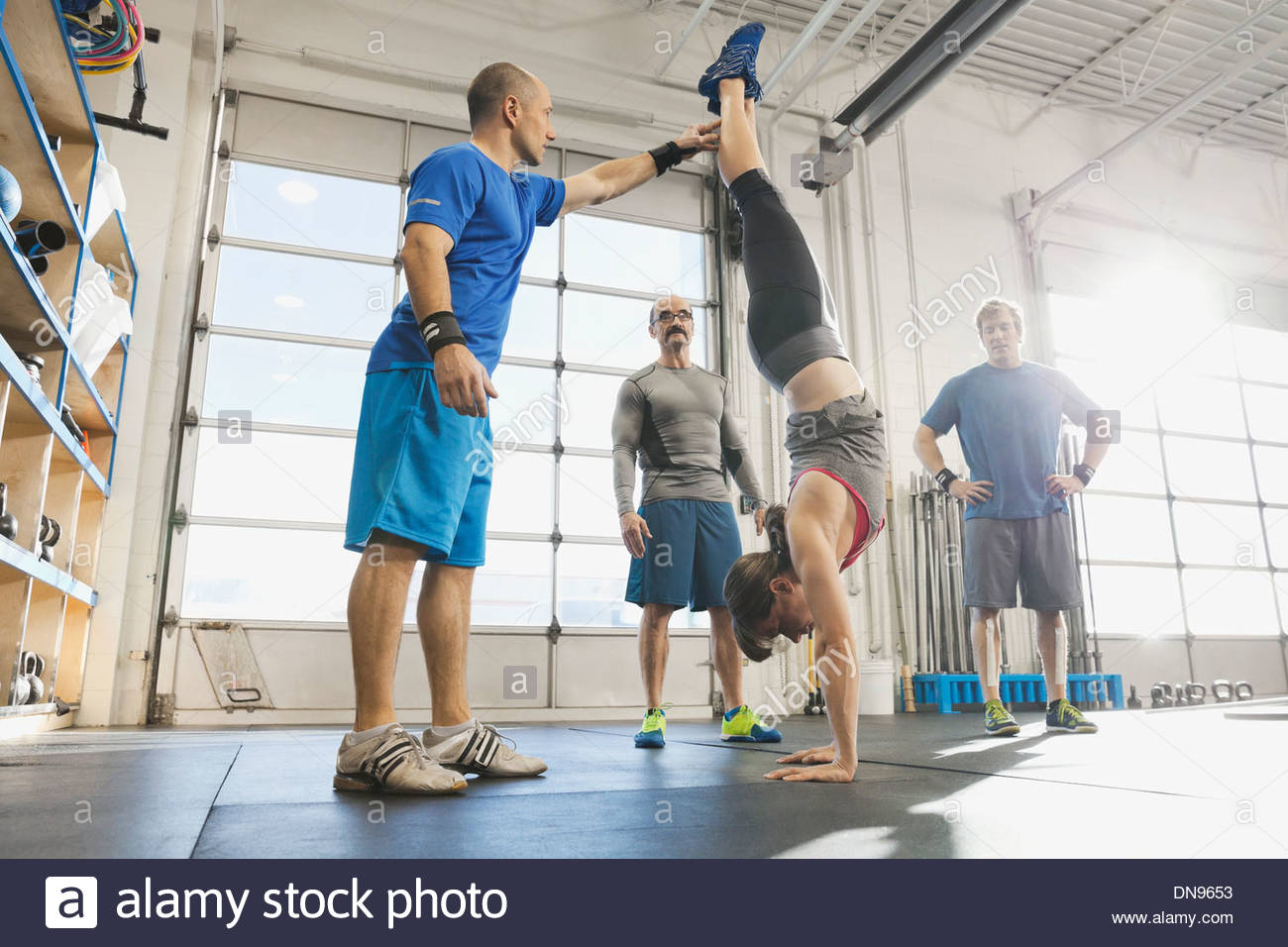 Gym instructor hi-res stock photography and images - Alamy