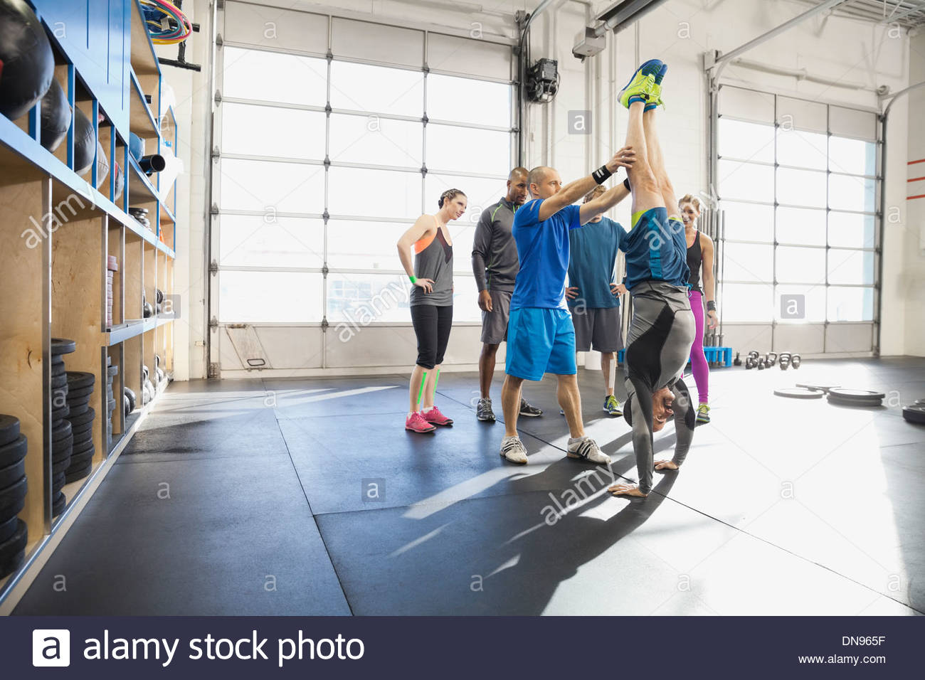 Gym instructor hi-res stock photography and images - Alamy