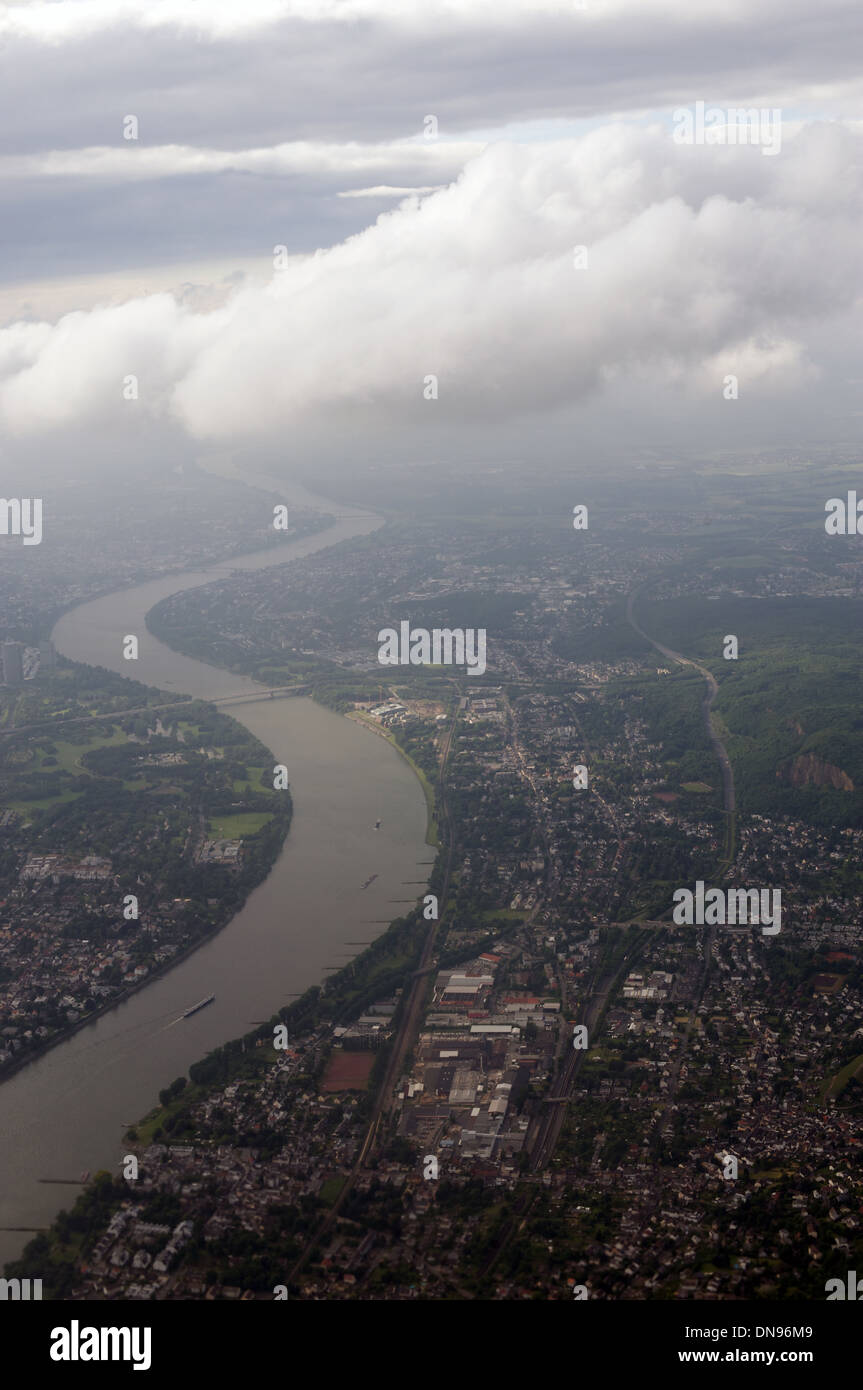 The city of Bonn beside the river Rhine, Germany Stock Photo - Alamy