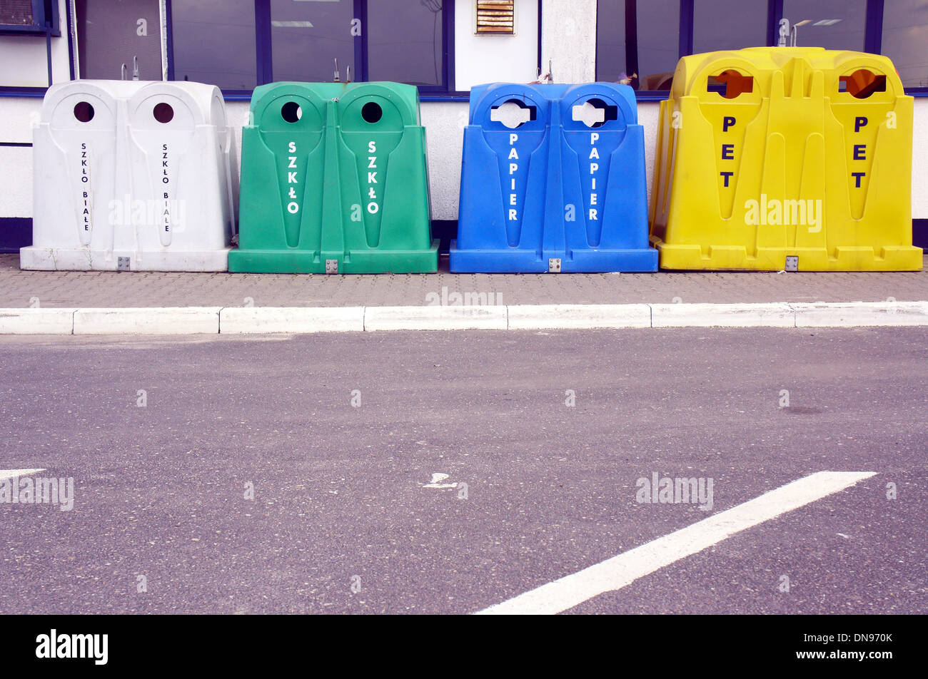 Waste sorting containers hi-res stock photography and images - Alamy