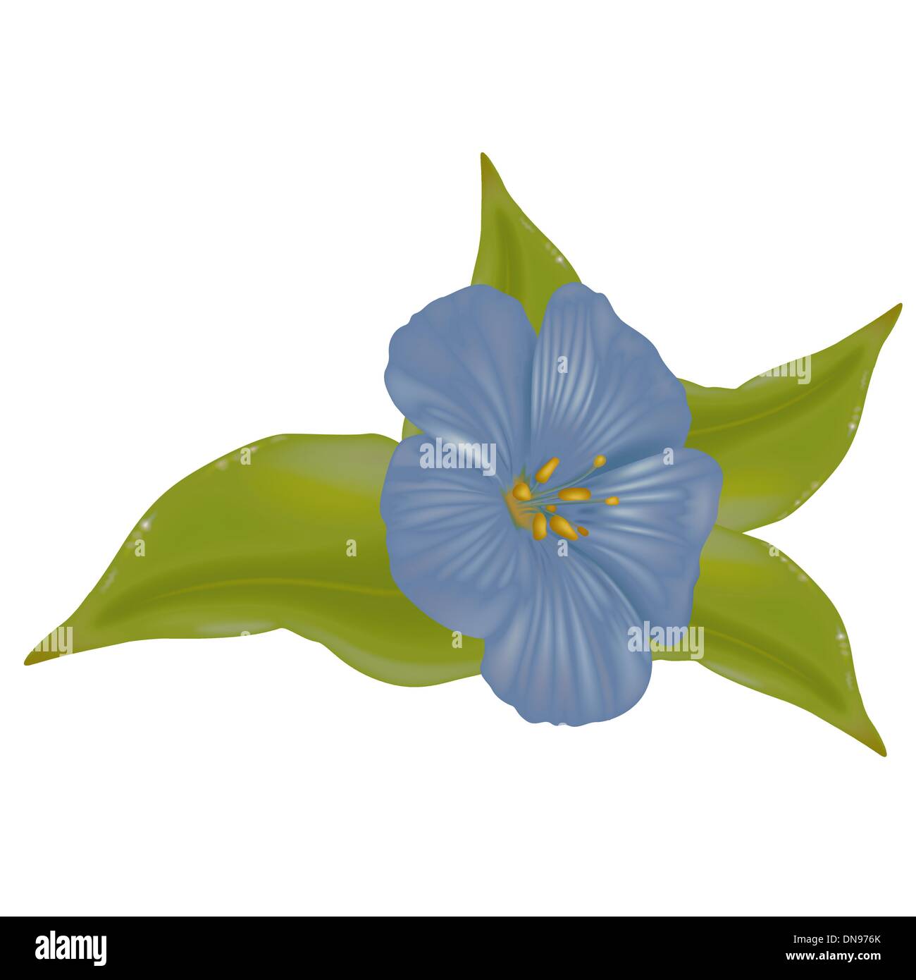 Art flower plant painting Stock Vector Images - Alamy