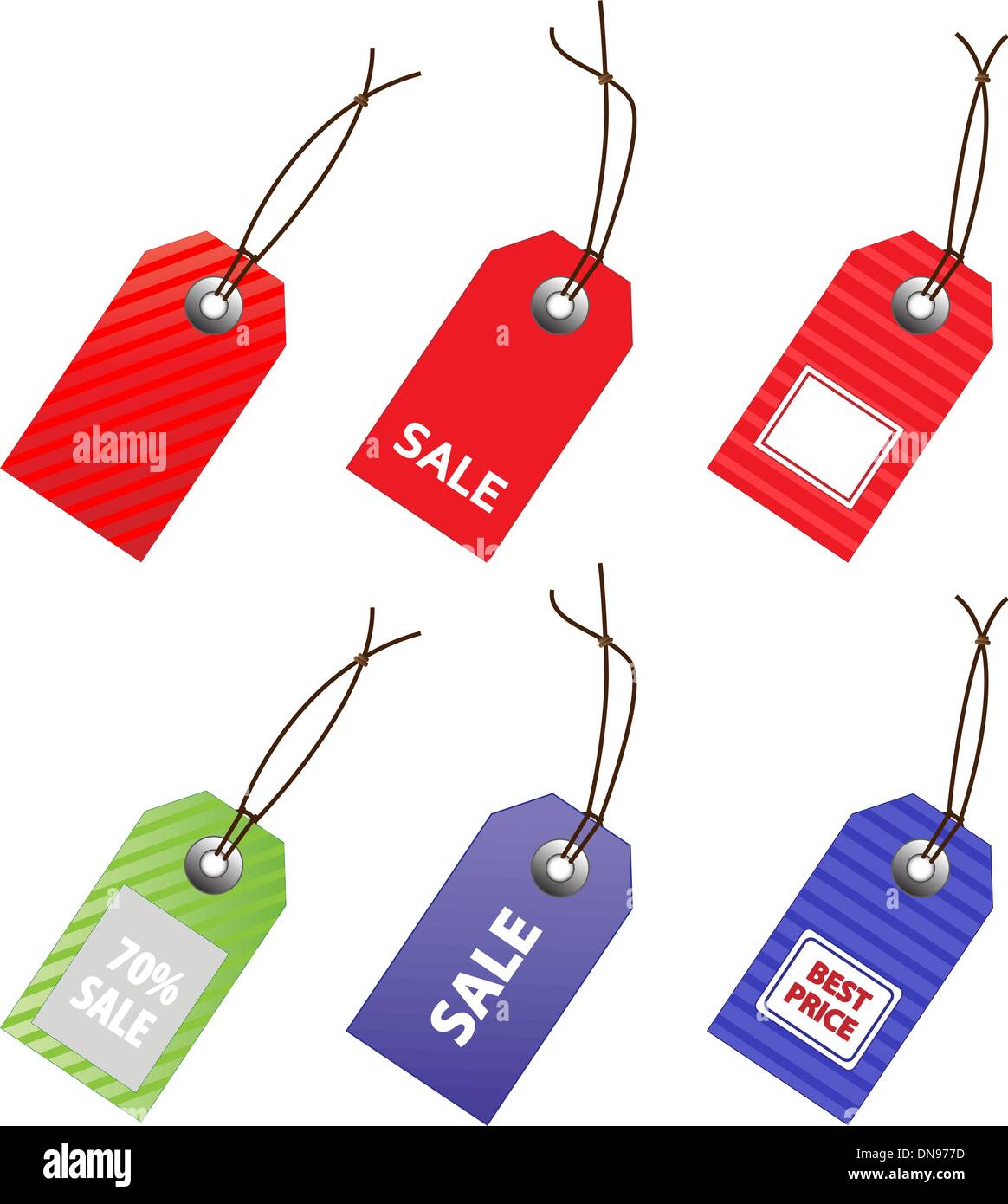 Collection of vector price tags for marketing design Stock Vector Image ...