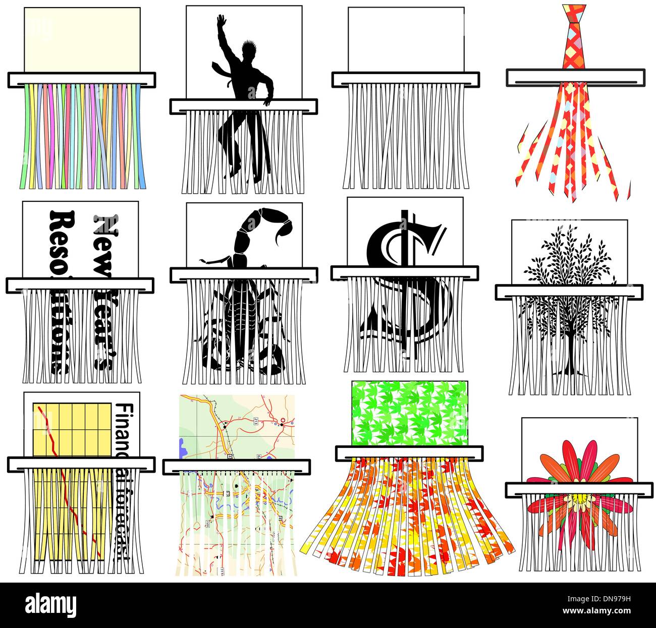 Shredders Stock Vector Images - Alamy