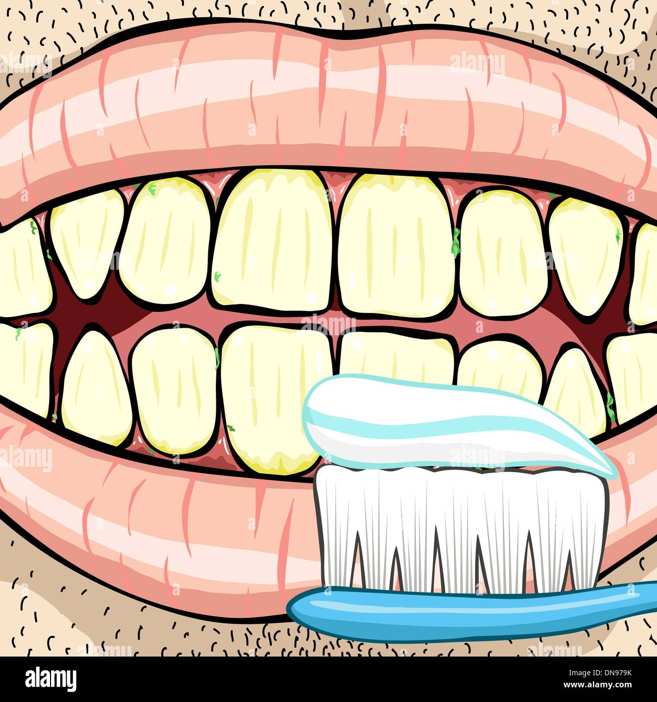 Toothbrush Stock Vector Images - Alamy