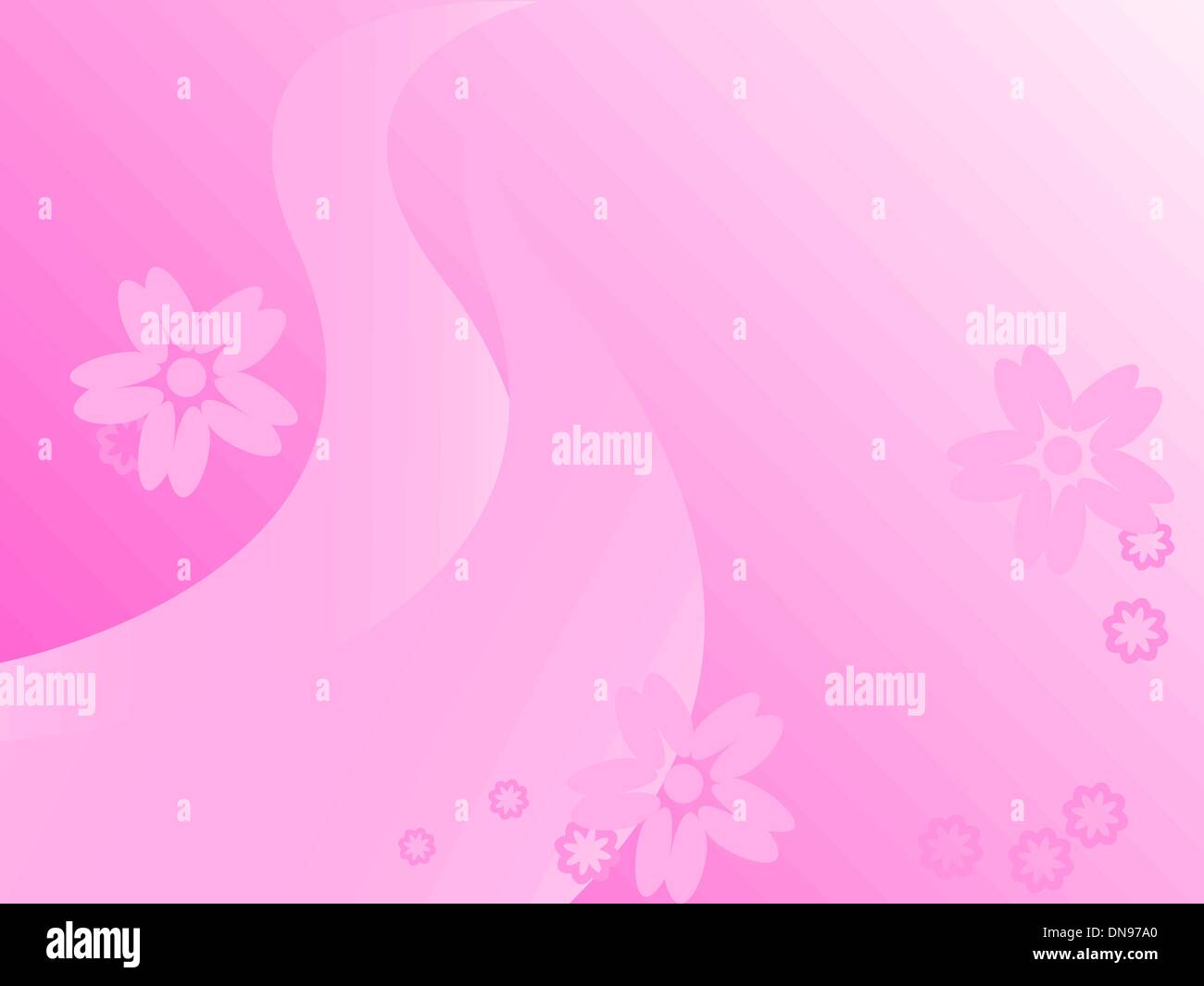 Background tender pink flowers Stock Vector Images - Alamy