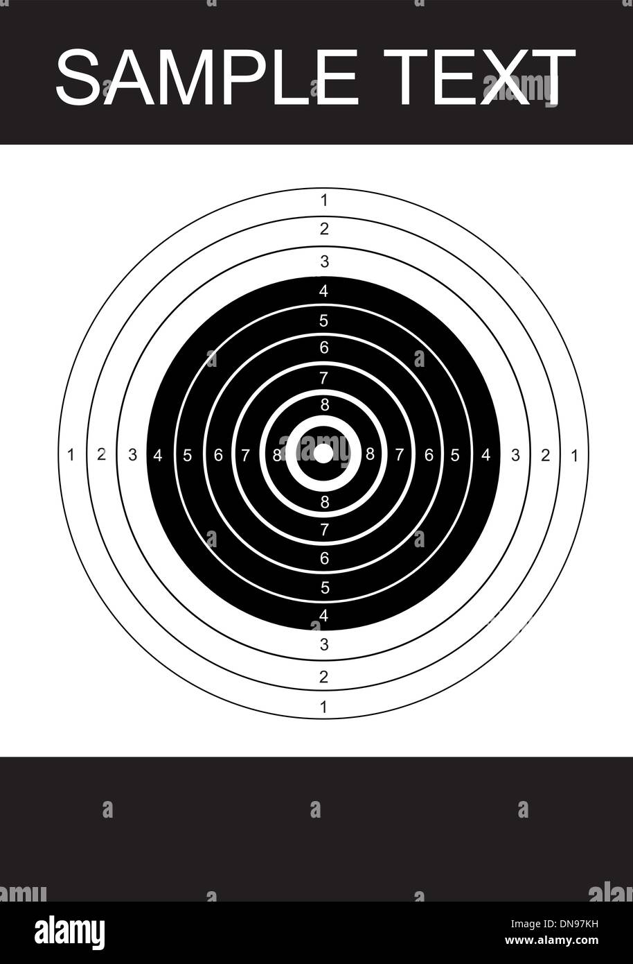 Warning sign rifle range Stock Vector Images - Alamy