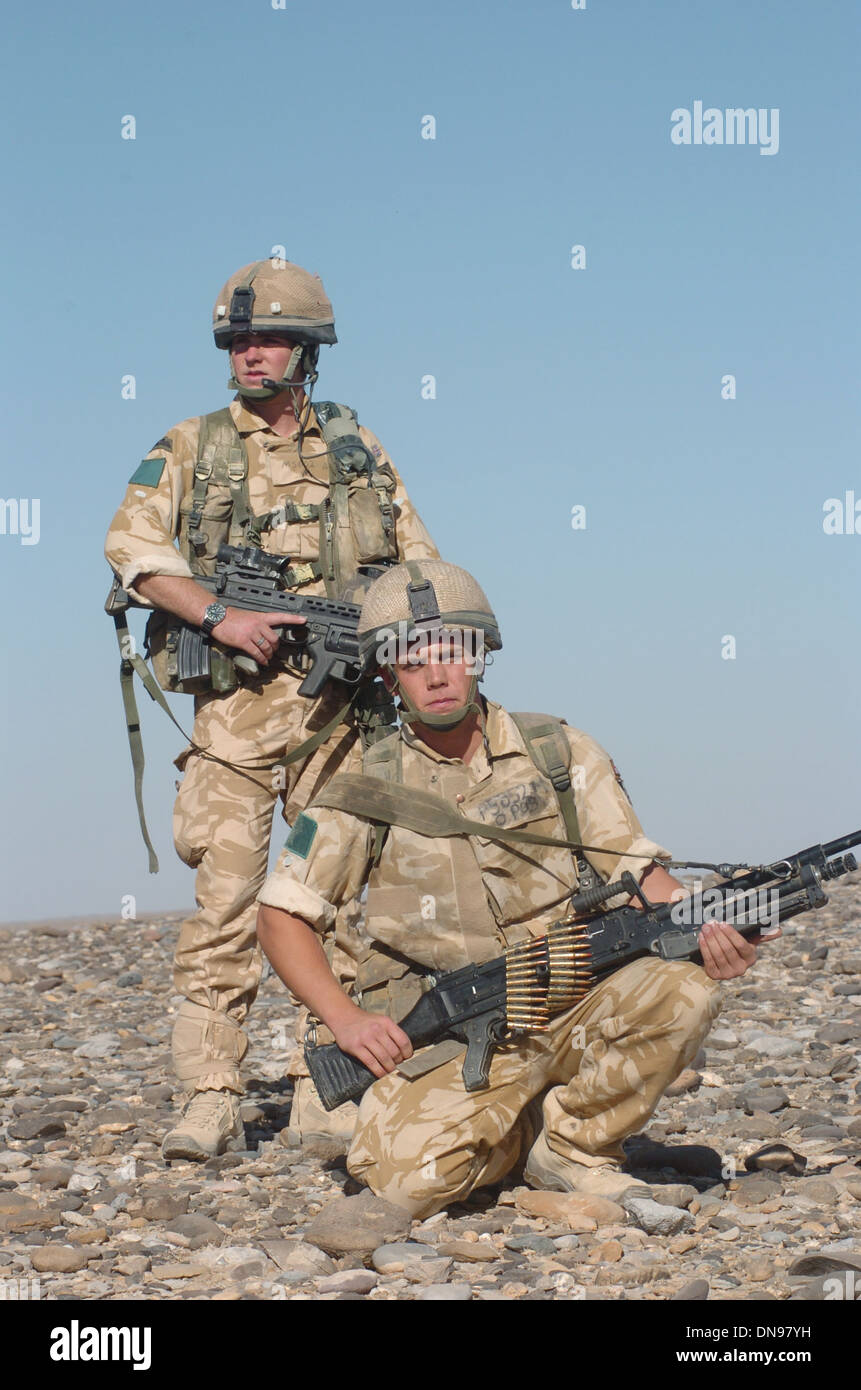 British army fighting the Taliban in Helmand Province Afghanistan 2006 ...