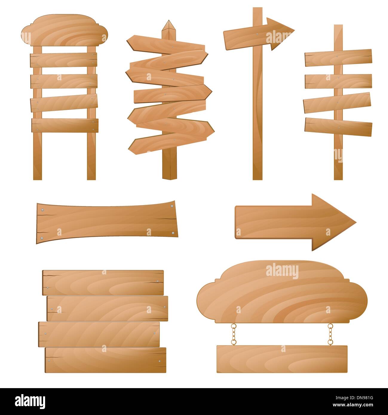 Old fashioned sign hanging Stock Vector Images - Alamy