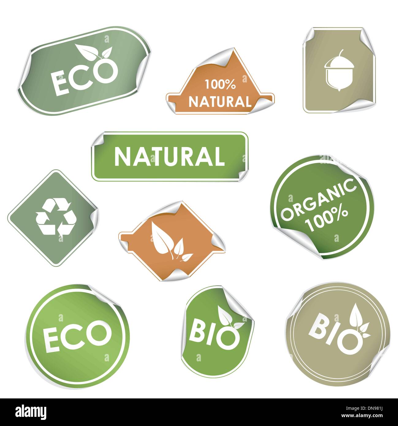 Plant labels isolated Cut Out Stock Images & Pictures - Alamy