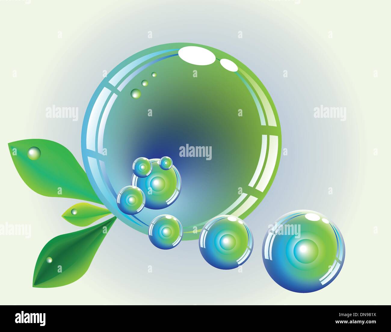 fantasy leaf sphere Stock Vector Image & Art - Alamy