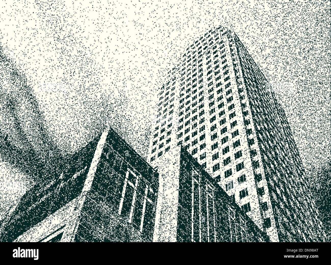 Office tower block skyscraper Stock Vector Images - Alamy