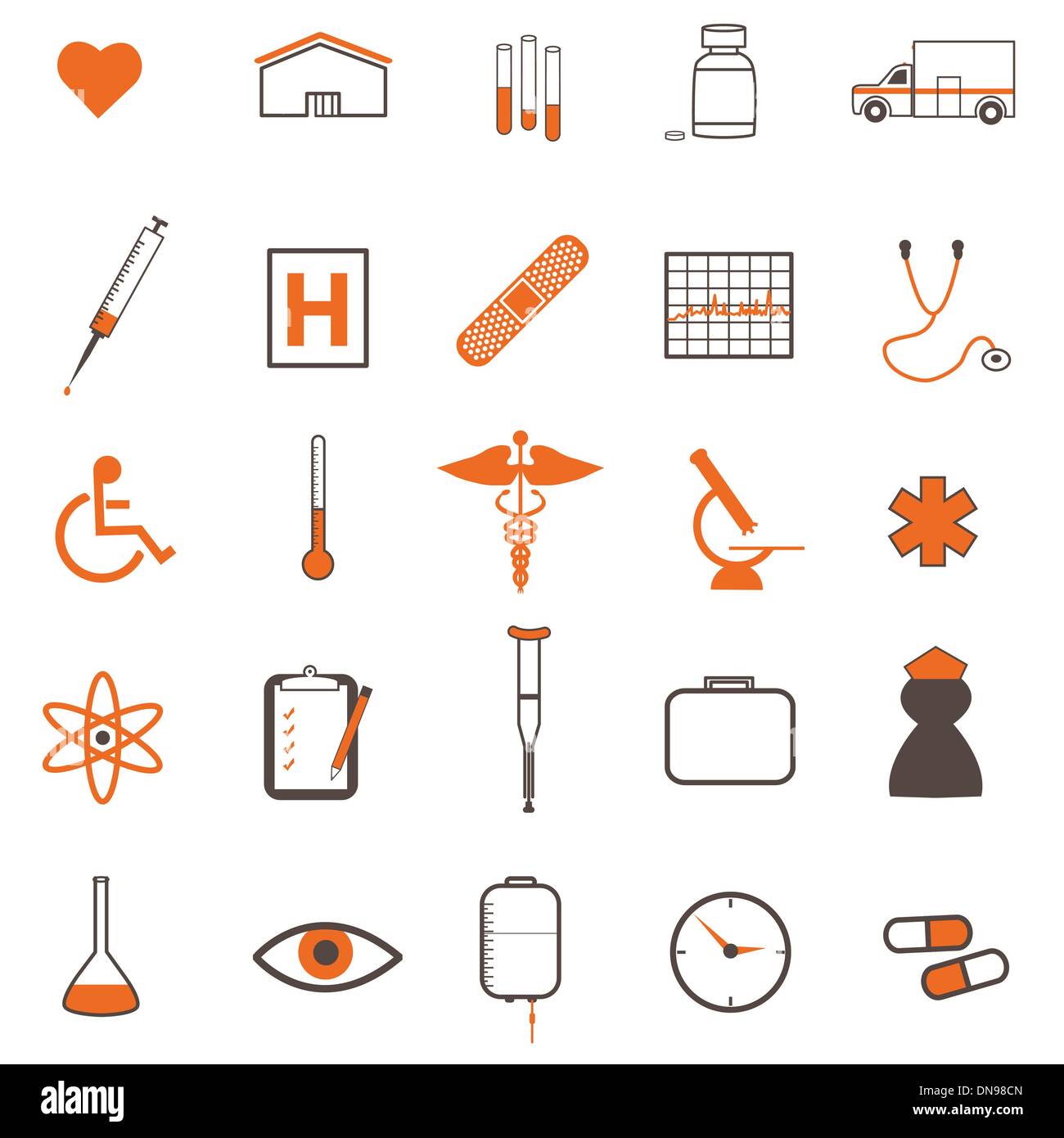 Medical icons hi-res stock photography and images - Alamy