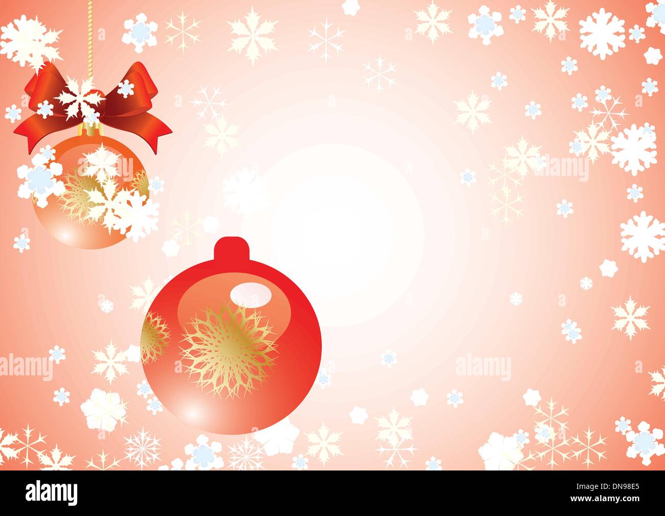 Christmas red background decorated Stock Vector Images - Alamy