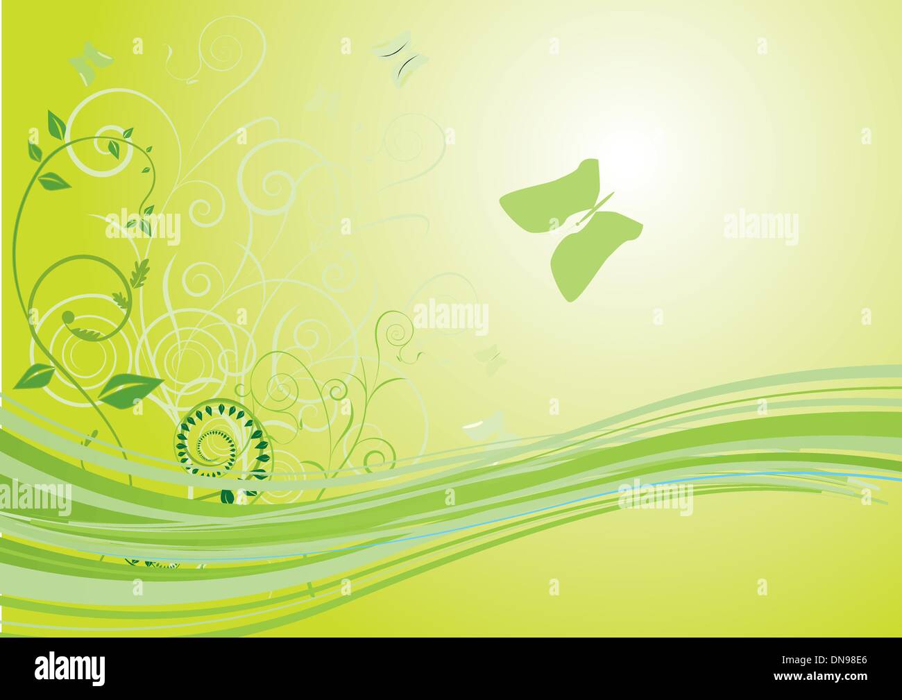 Flower background with bud, element for design, vector illustration ...