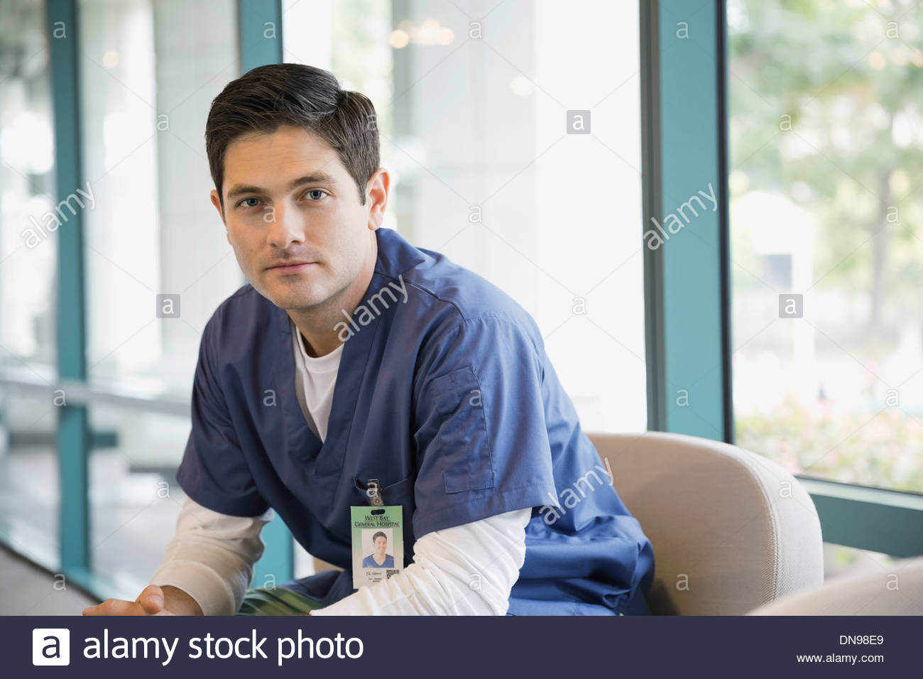 Male nurse portrait hi-res stock photography and images - Alamy