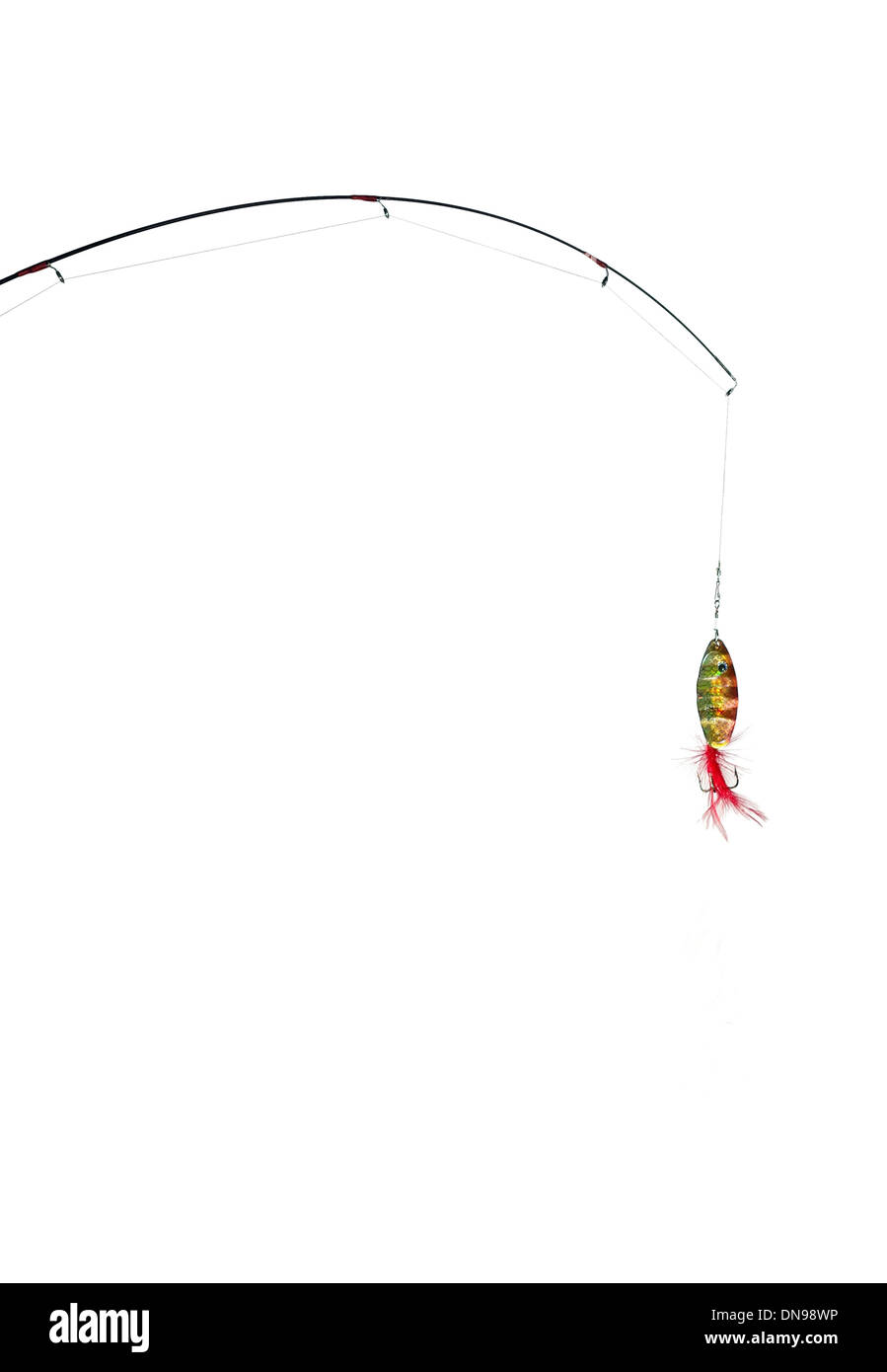 Fishing rod Cut Out Stock Images & Pictures - Alamy