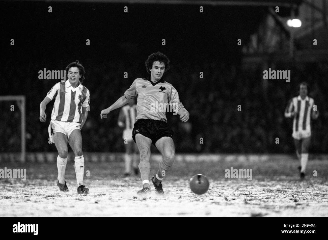 Wolverhampton Wanderers v Stoke City at Molineux Hugh Atkinson and ...