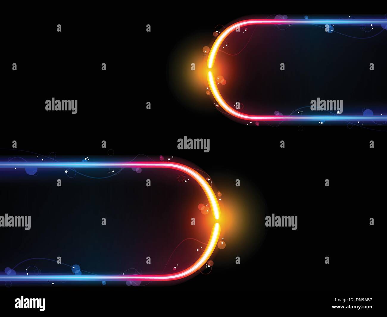 Vector frame colorful sparkles Stock Vector Images - Alamy