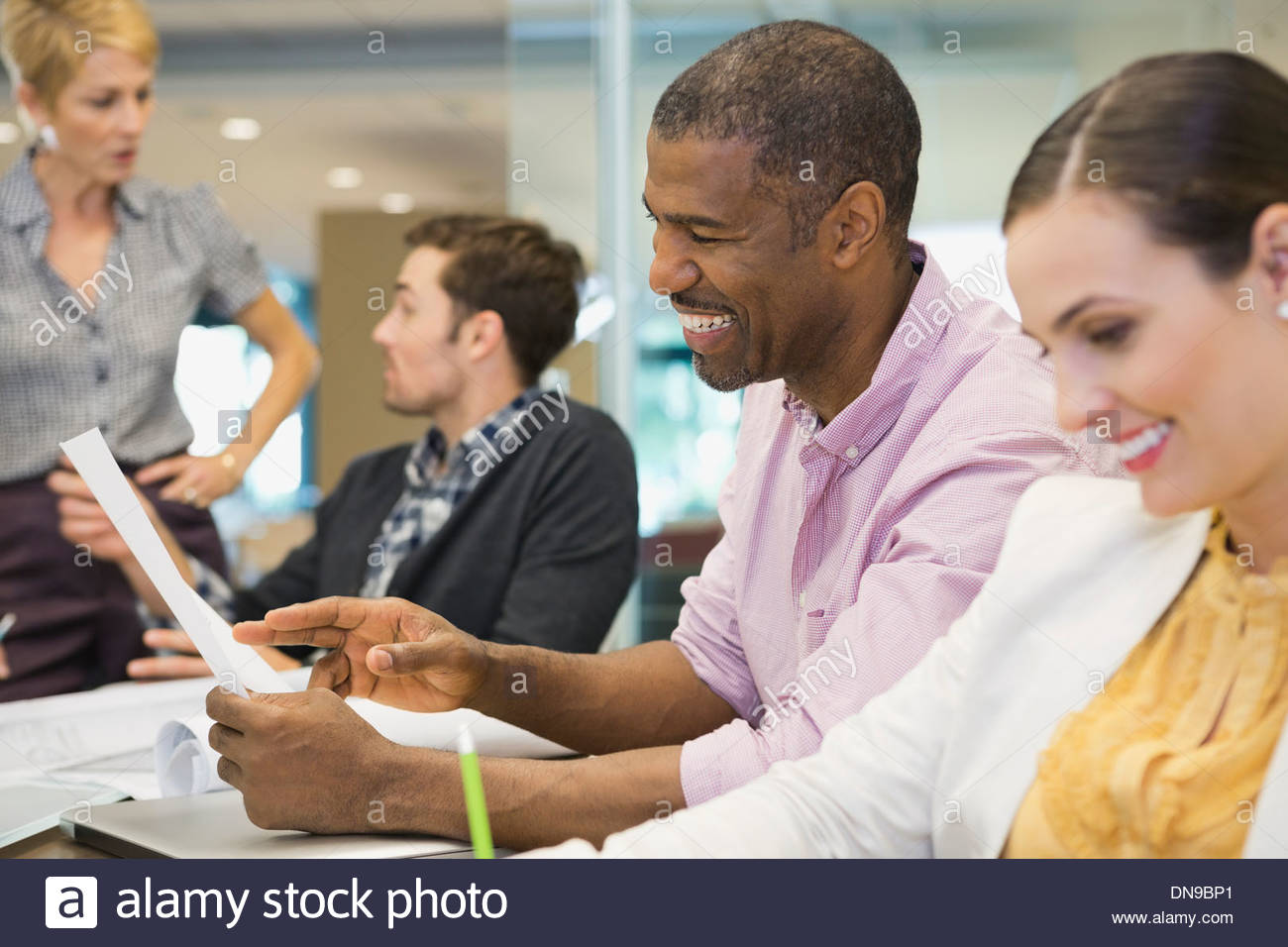 Meeting room as colleagues hi-res stock photography and images - Alamy