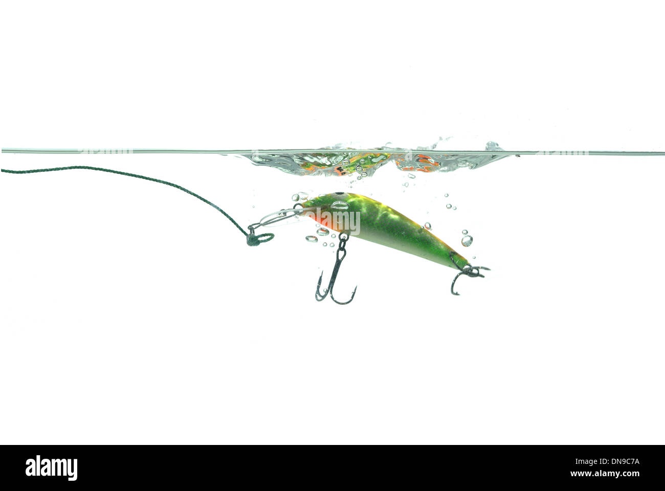 wobbler for fishing on white background Stock Photo - Alamy